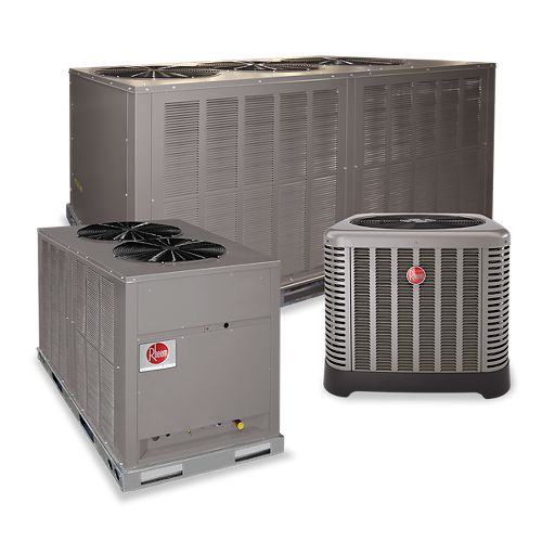 Rheem Split Systems and Package units. Straight Cool and Heat Pumps av ...